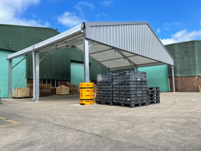 Lauralu build Industrial Canopies to give you additional storage space